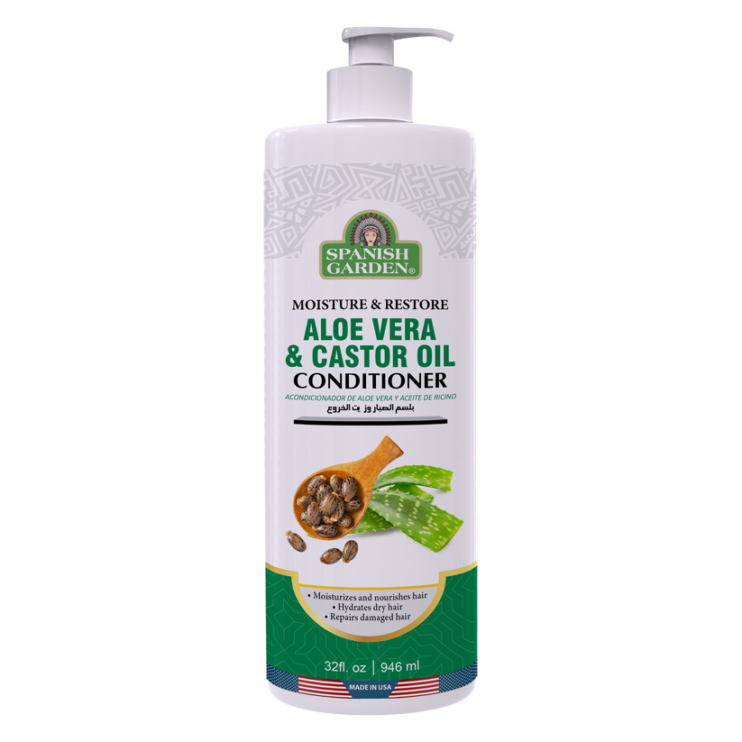 Aloe Vera & Castor Oil Hair – Strengthening Shampoo, Conditioner & Hai ...