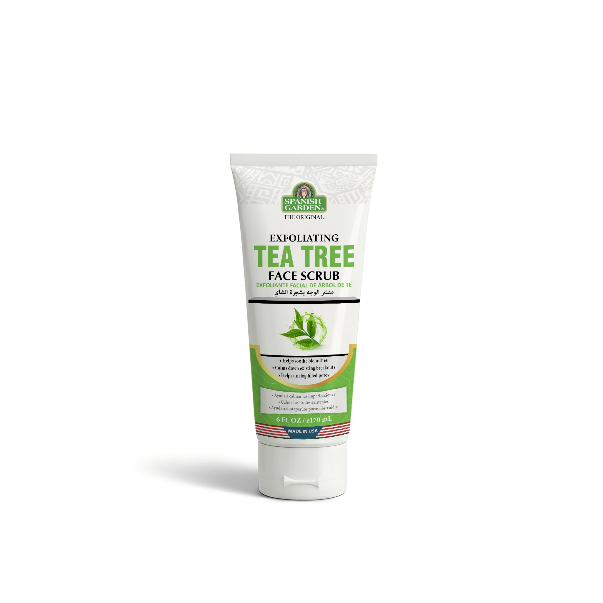 Tea Tree Facial Scrub – Spanish Garden